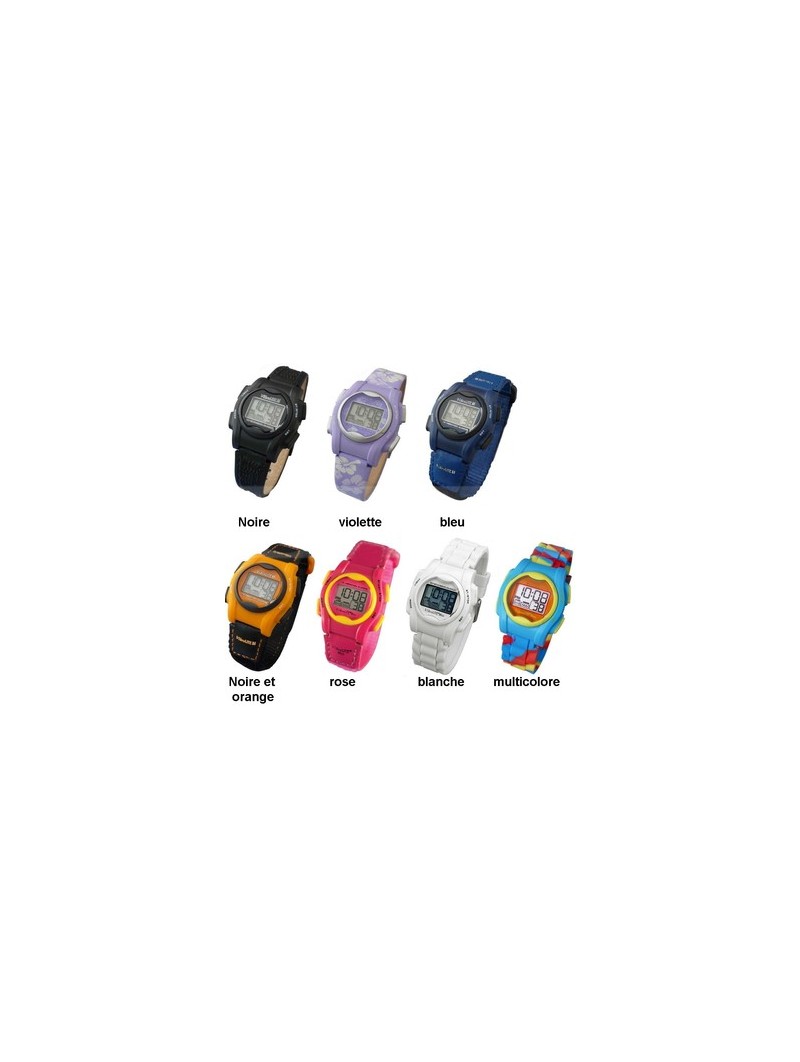 Black and orange Vibrating reminder watch for deaf and hearing impaired