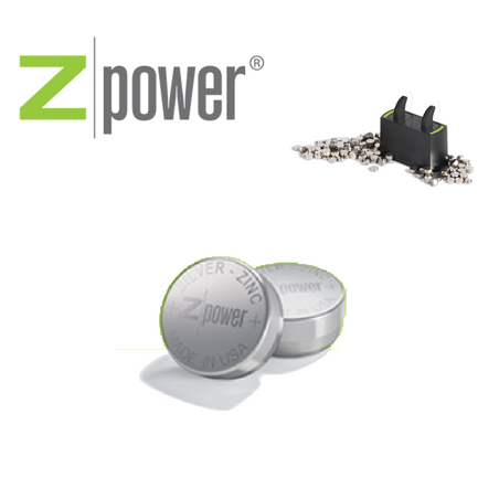 2 x Accus Z Power 312 pour appareil auditif XR41